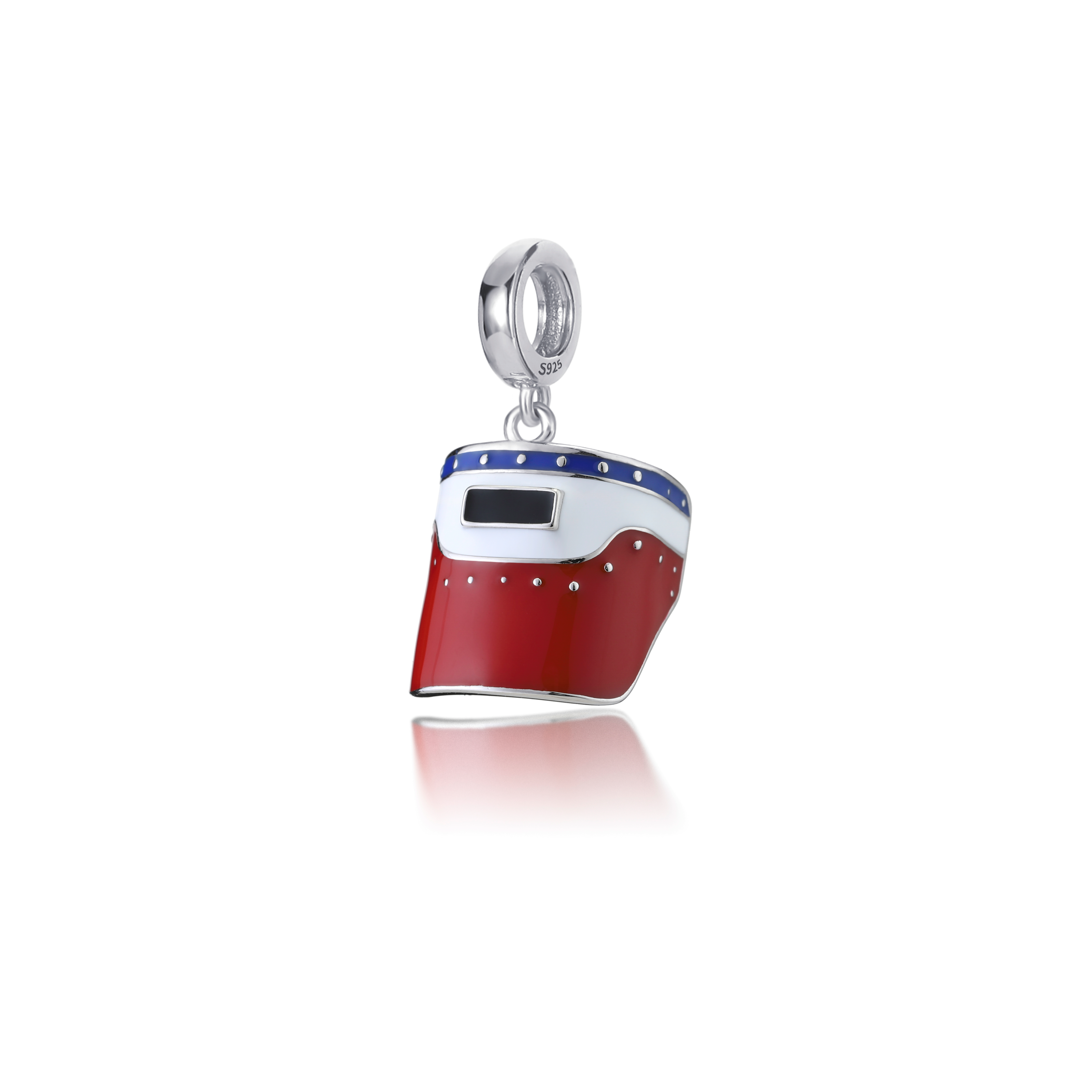 RWB Welding Hood Charm – Rugged Charms
